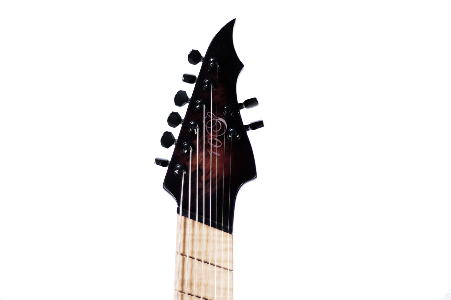 Djentar 8 String Buckeye Burl Purple Burst - 10s Guitars - Djentar