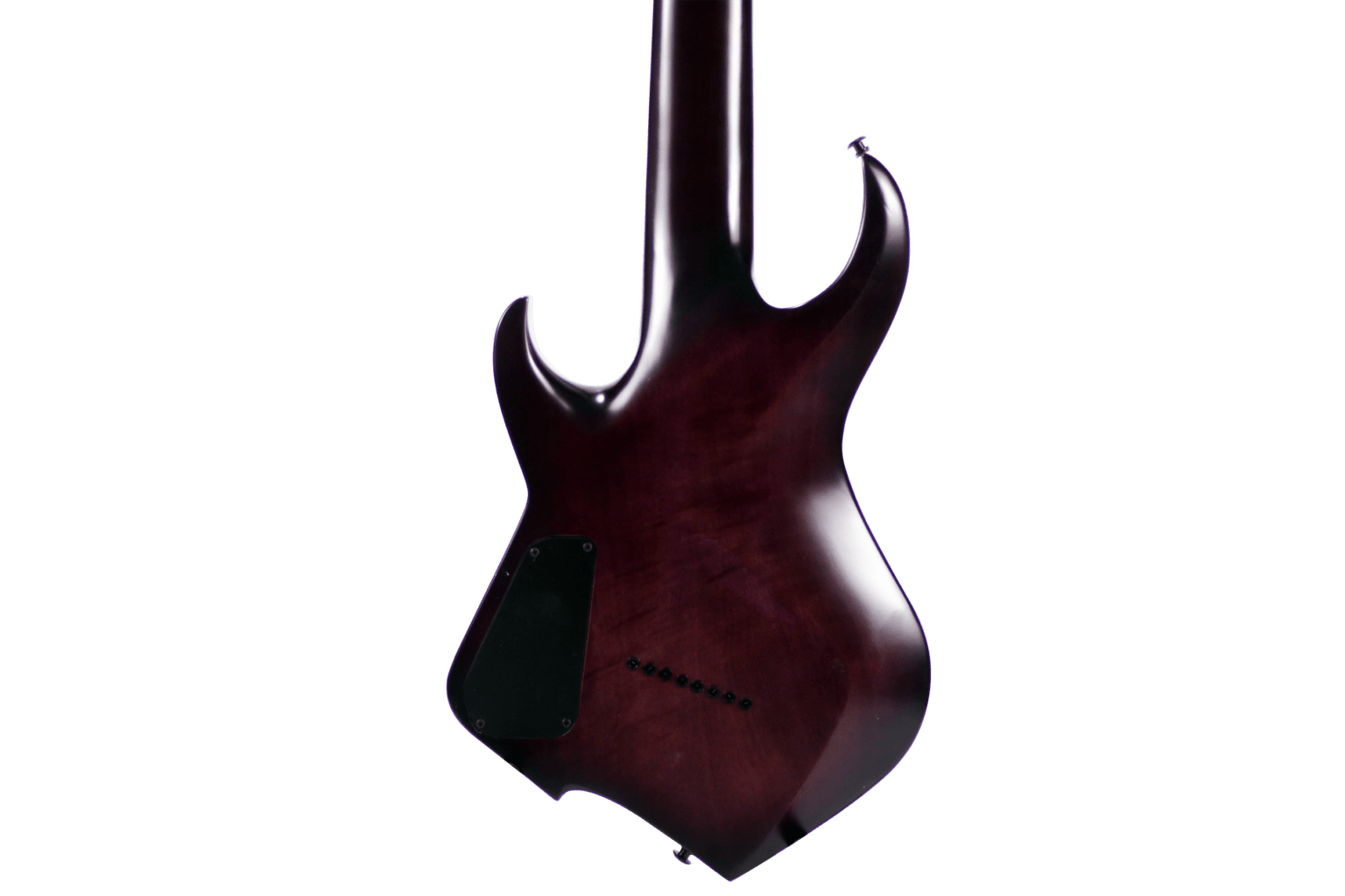 Djentar 8 String Buckeye Burl Purple Burst - 10s Guitars - Djentar